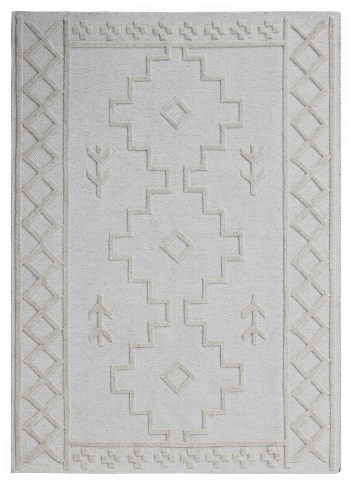 Alicia 180 Ivory Traditional Wool Rug - Ghadamian Rugs
