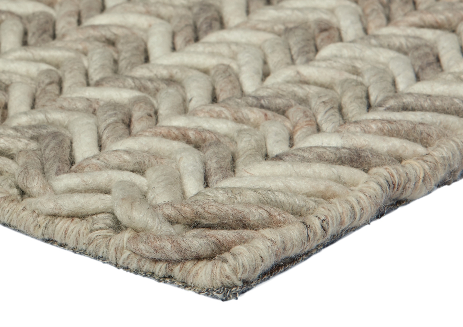 Criss-Cross Modern Wool Rug - Ghadamian Rugs