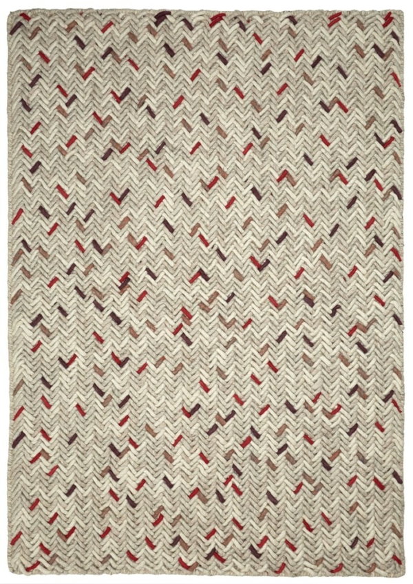 Criss-Cross Modern Wool Rug - Ghadamian Rugs