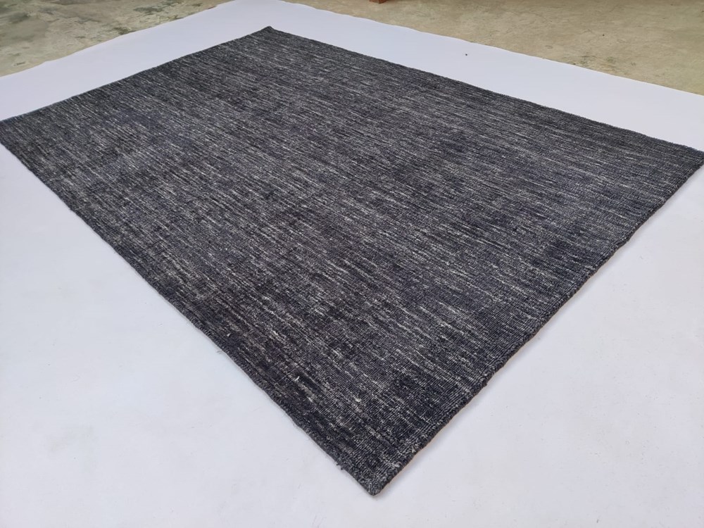 Midnight Wool Modern Rug - Ghadamian Rugs