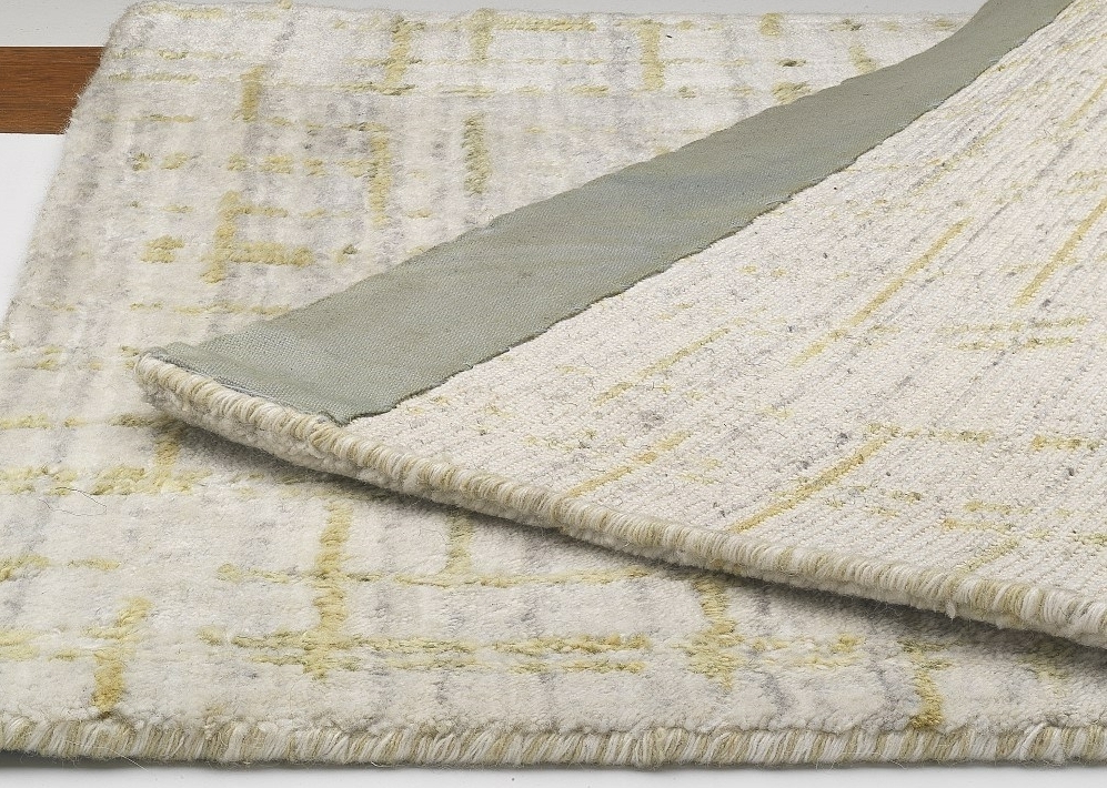Polar 289 Ivory Modern Wool Rug - Ghadamian Rugs